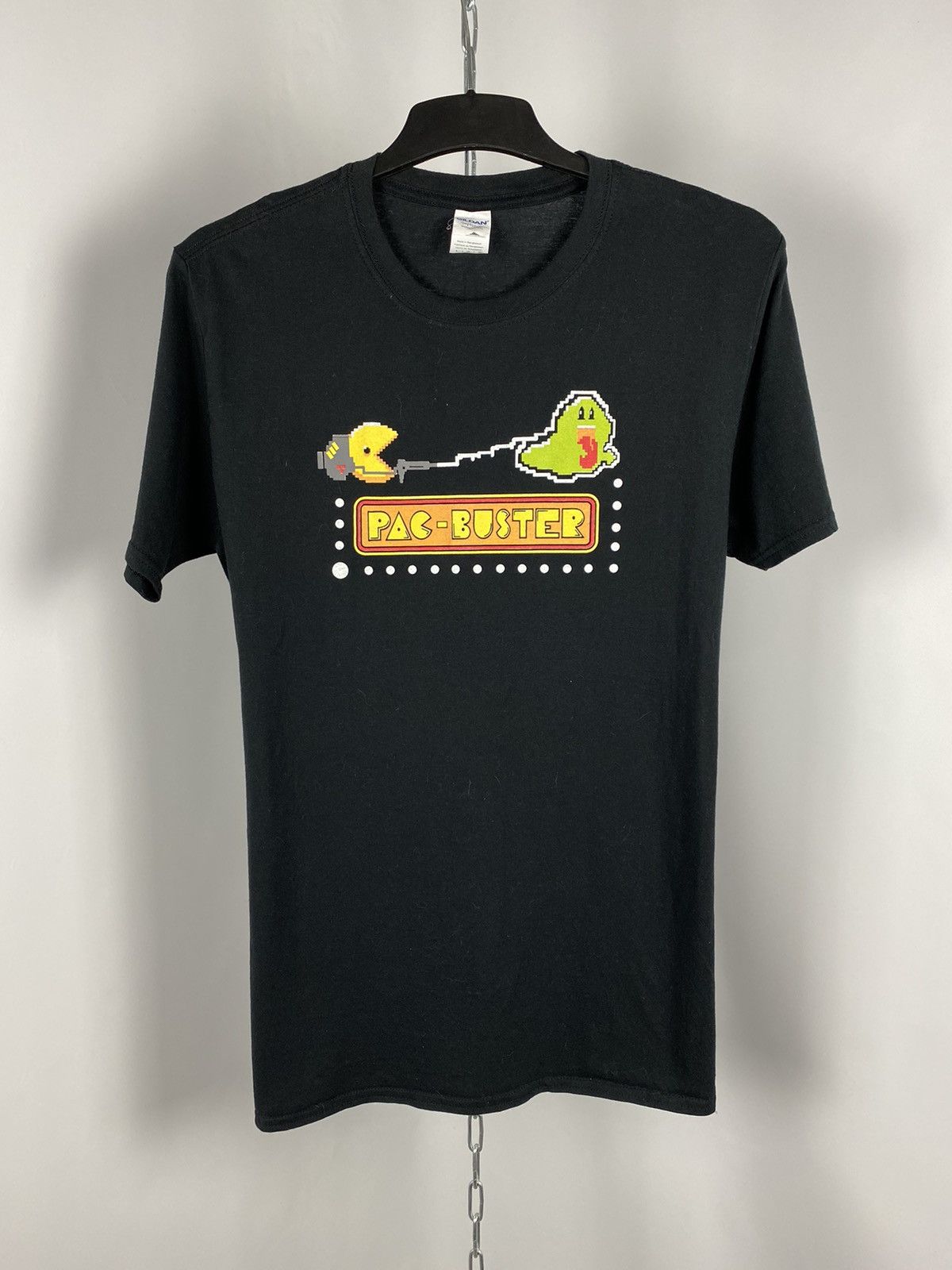 Vintage Pac-buster pac man Ghostbusters vintage big logo size L | Grailed