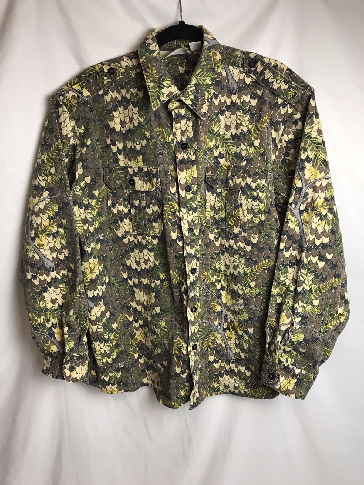 Vintage Vintage spider oak snake camo rare camouflage scales XL | Grailed
