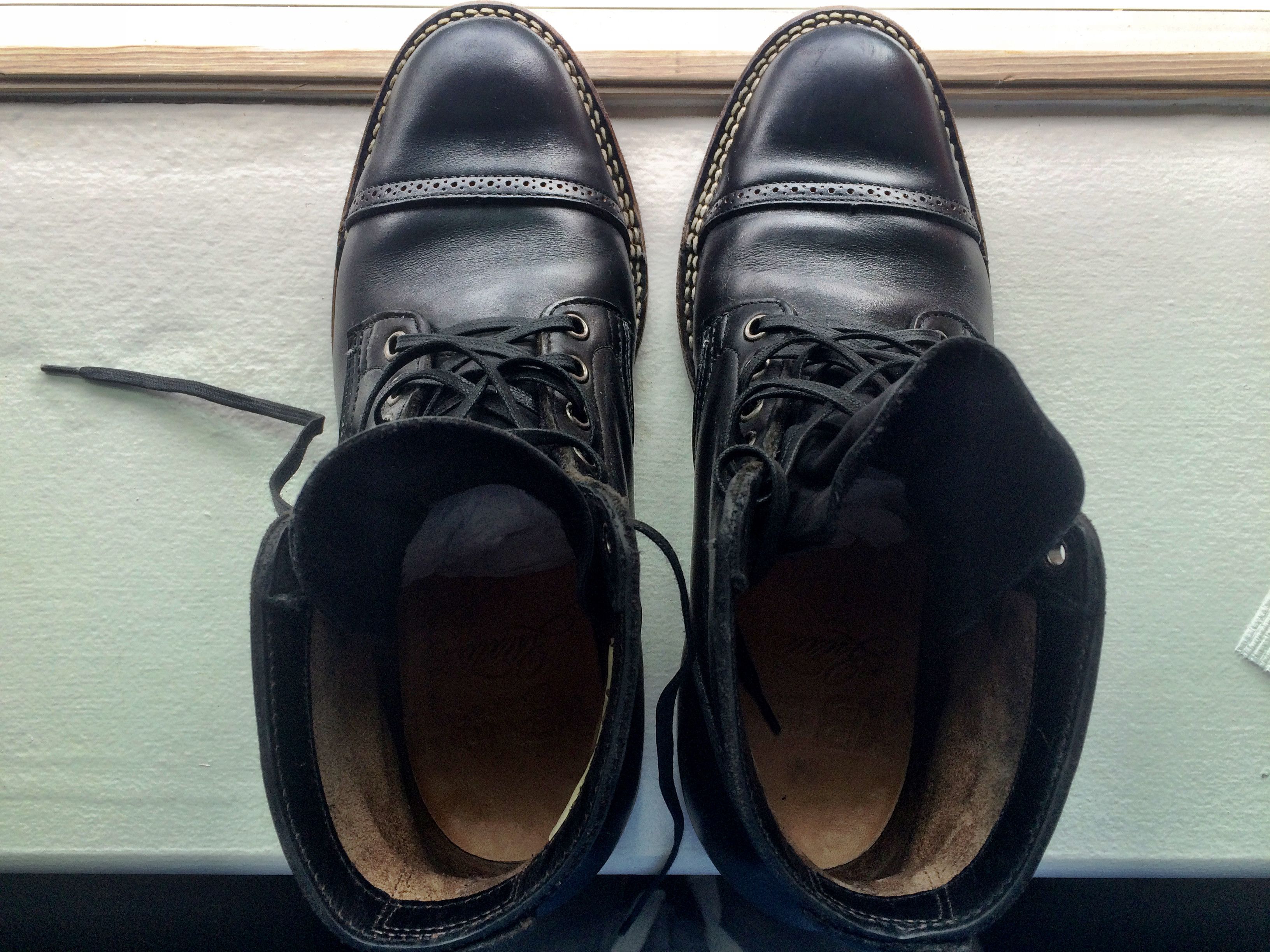 Viberg 3sixteen stealth service boot | Grailed