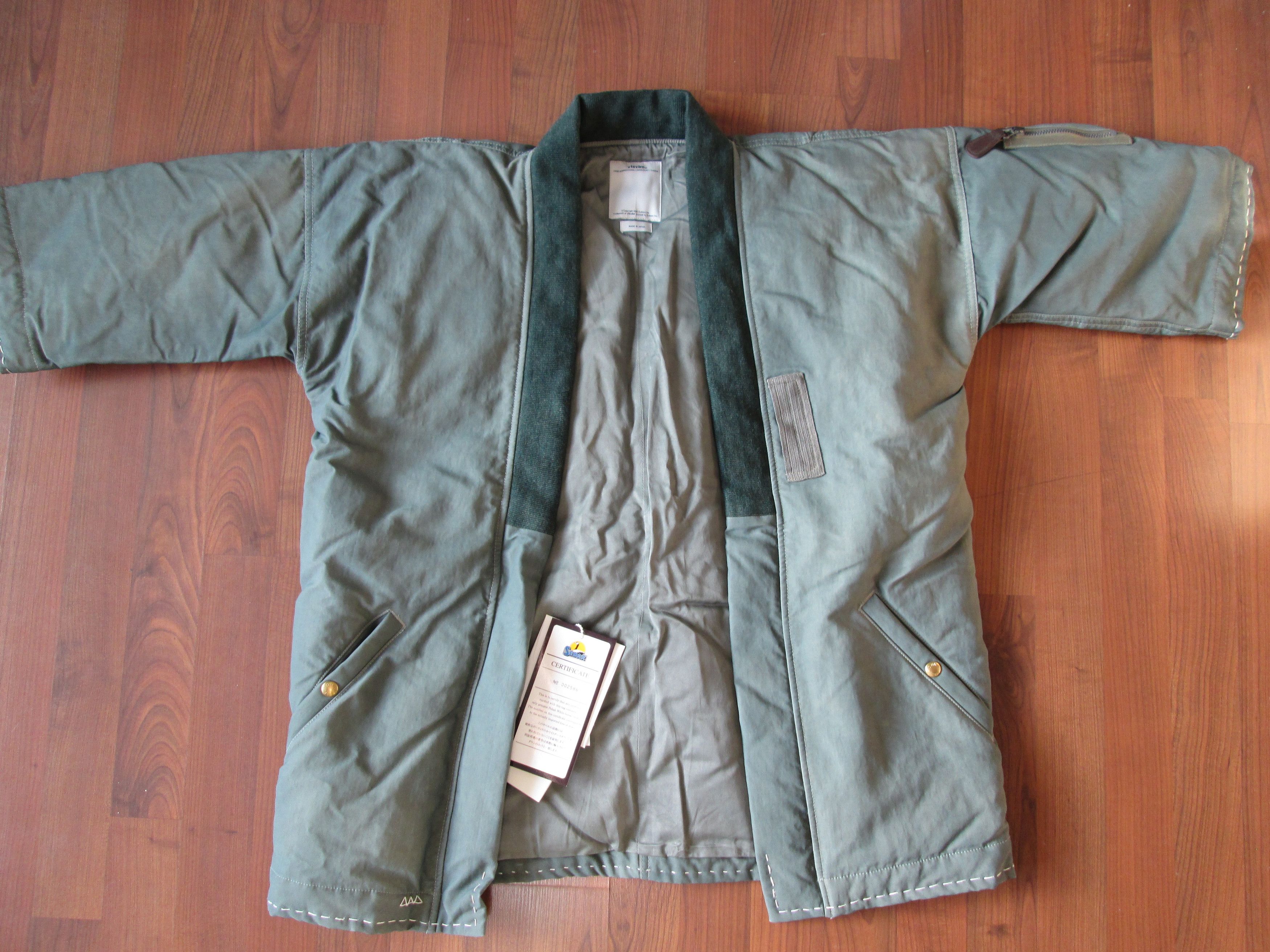 Visvim Visvim Sanjuro Kimono Down Jacket | Grailed