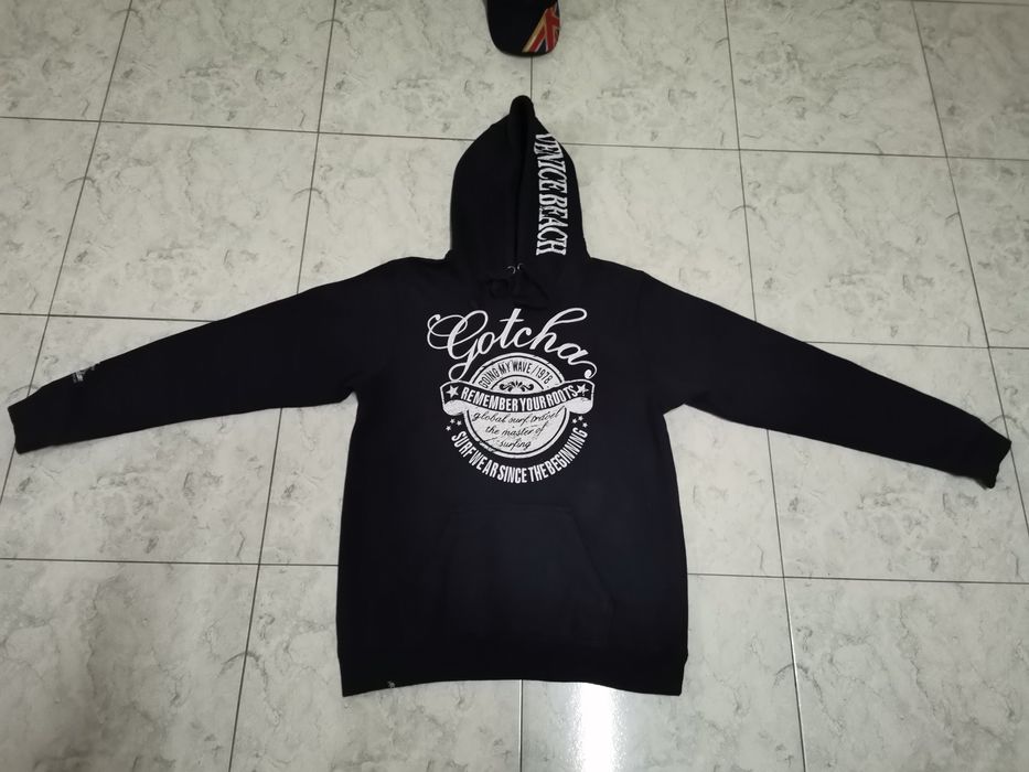 Surf Style 🔥GOTCHA🔥Surfwear Hoodie Embroidery Spell Out Big Logo | Grailed