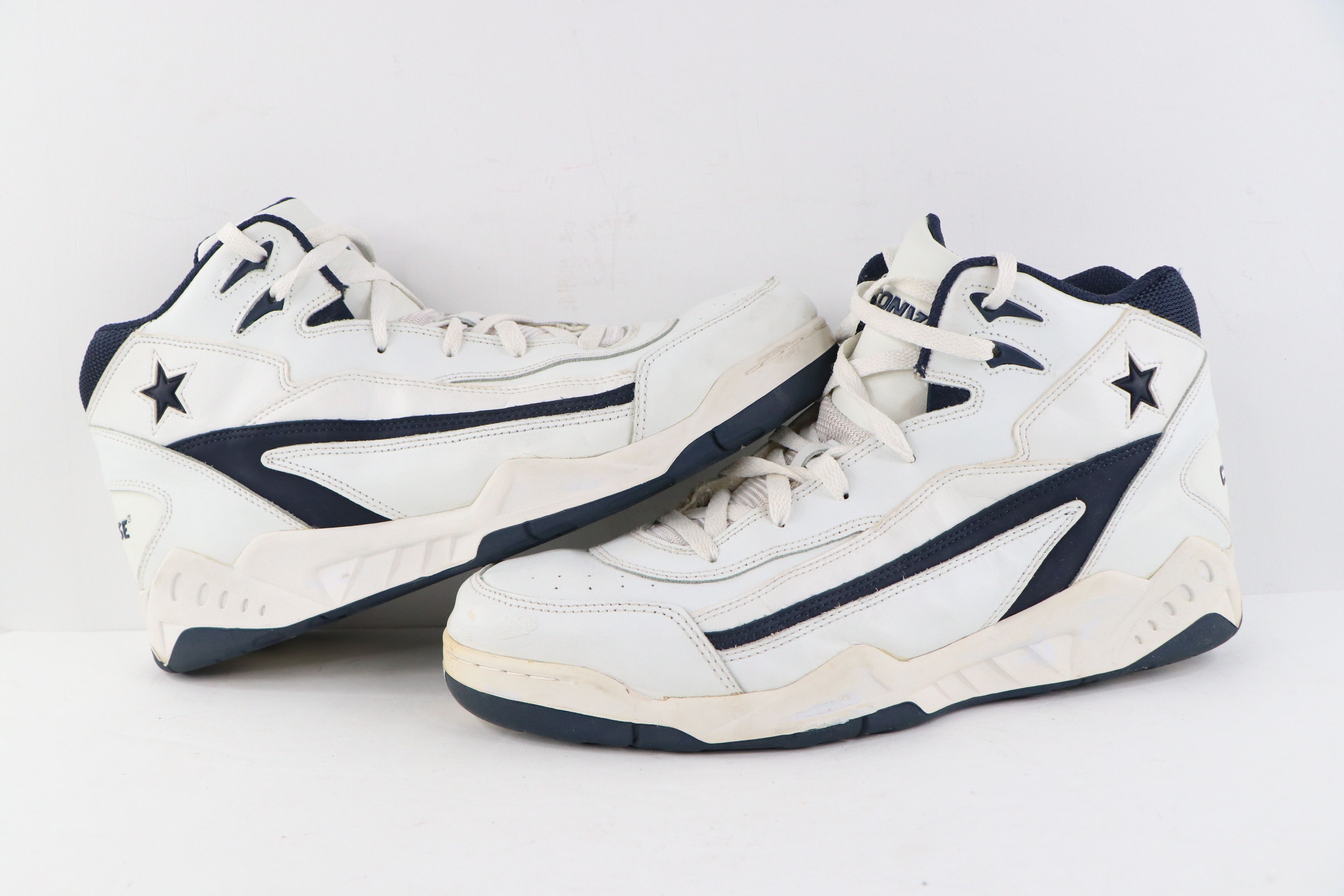 Converse Vintage 90s Converse All Star Leather Basketball Shoes | Grailed