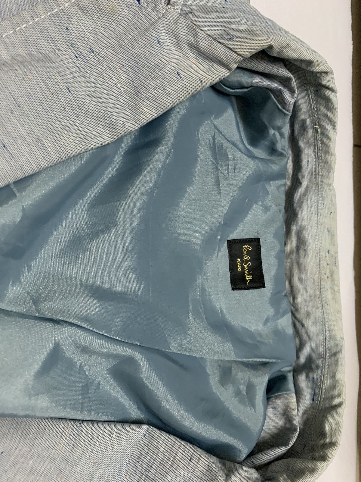 Paul Smith Paul Smith Baby Blue Double Button/Collar Luxury Coat | Grailed