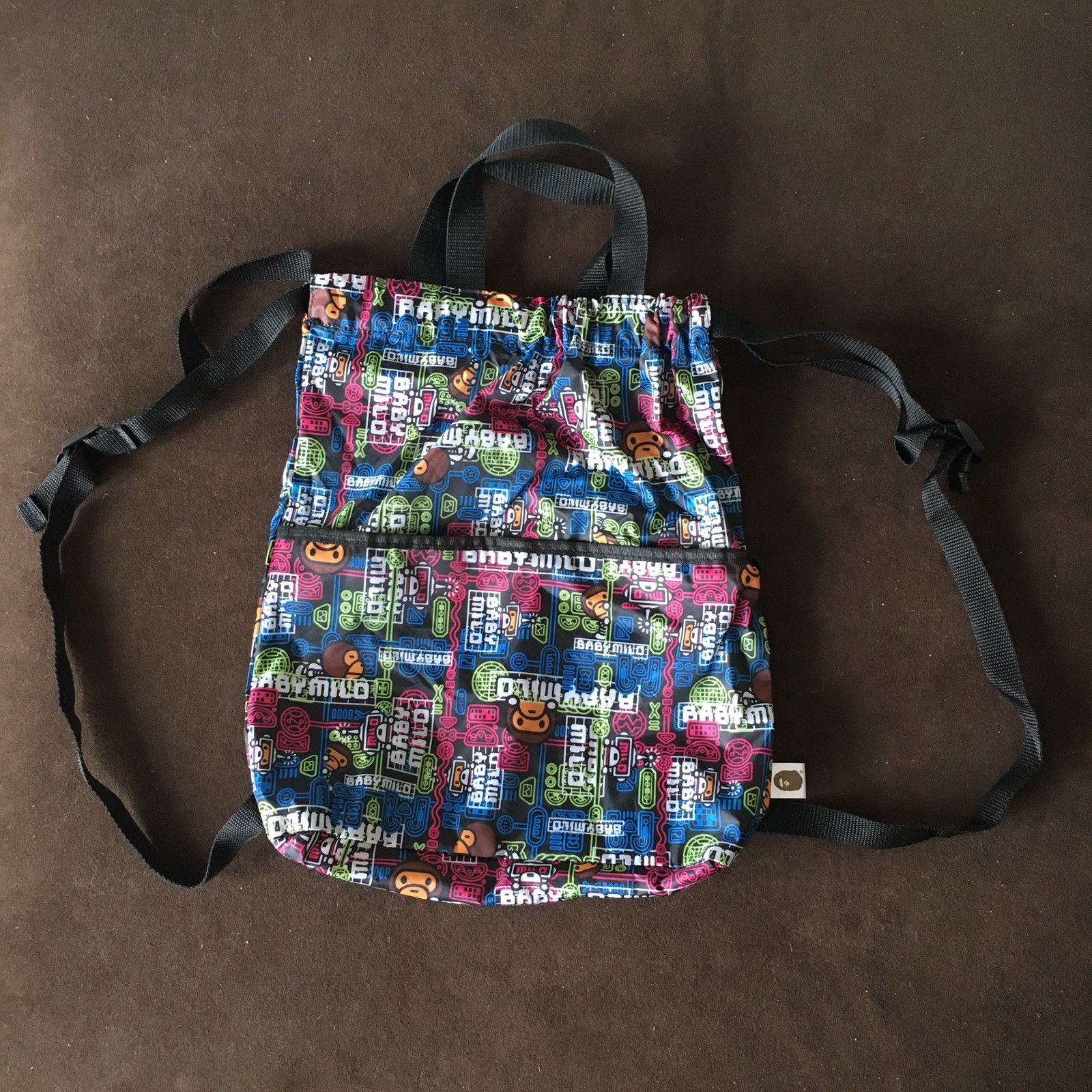 Bape Baby milo space bag sack kid size | Grailed