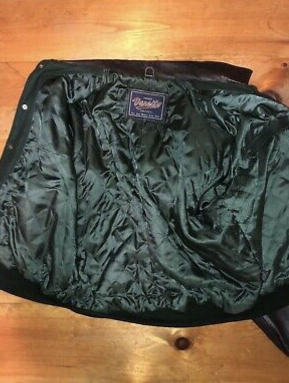 Vintage Vintage Varsity Jacket Princeton NJ Green and Black | Grailed