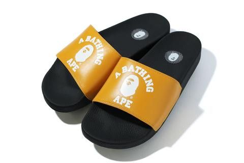 Bape BAPE A BATHING APE COLOR SLIDES MENS YELLOW SIZE 8 | Grailed