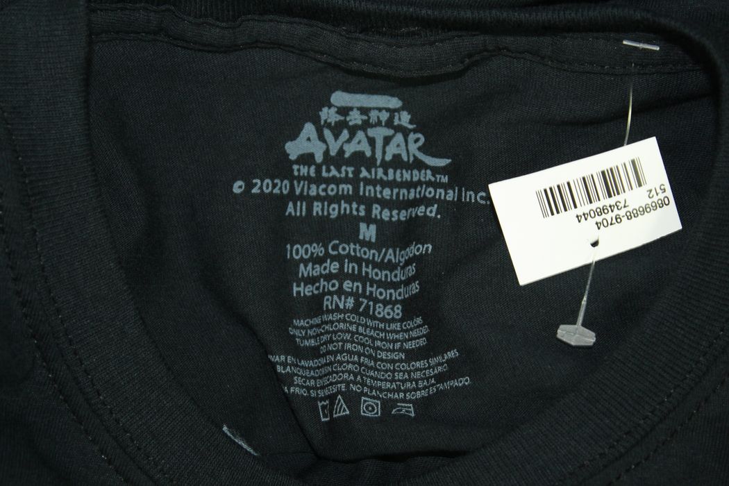 Movie Avatar The Last Air Bender Ang Black T-Shirt | Grailed