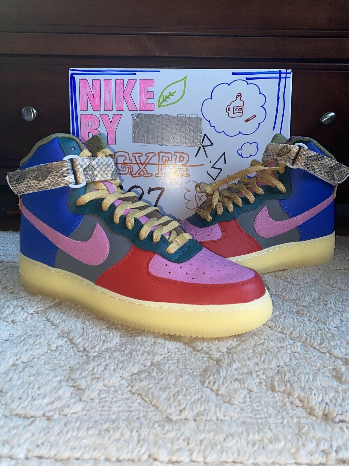 Nike Nike Flygods Sneakers Pray for Paris Edition Westside Gunn | Grailed