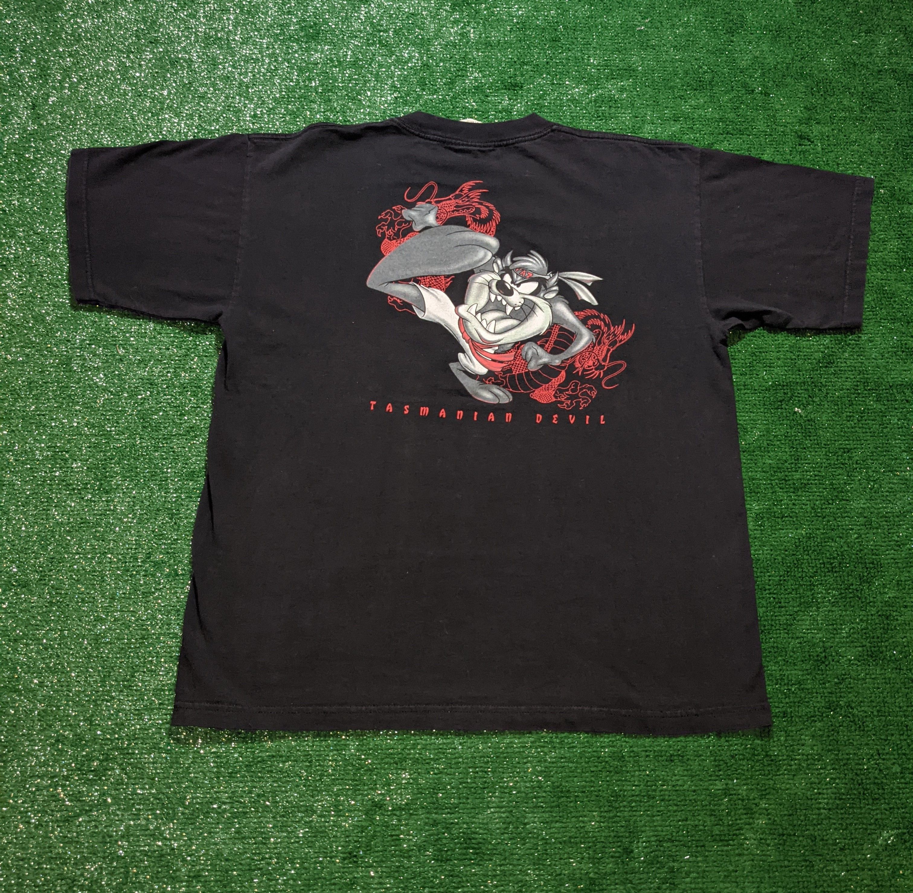 Cartoon Network × Vintage Vintage Karate Taz Looney Toons Shirt | Grailed