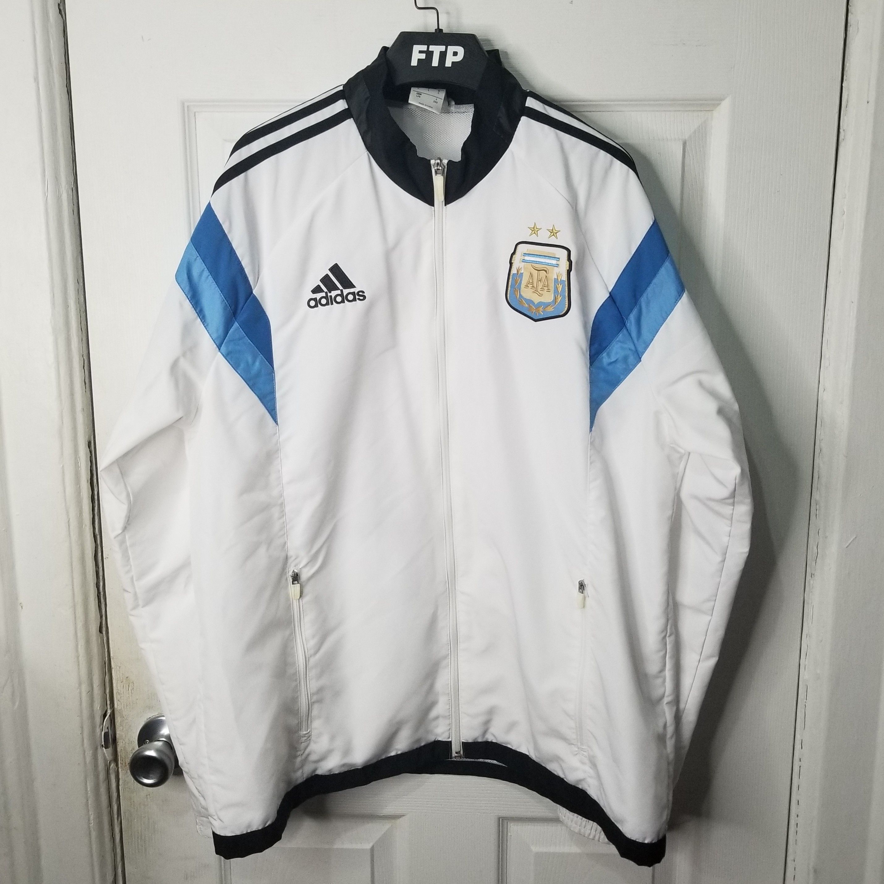 Adidas 2013 Adidas Team Argentina AFA Embroidered Zip Up Jacket | Grailed