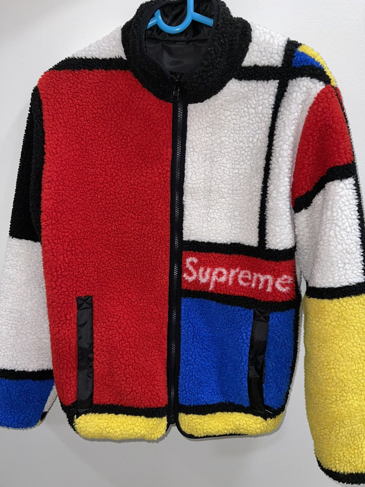 Supreme Supreme Reversible Colorblocked Fleece Jacket | Grailed