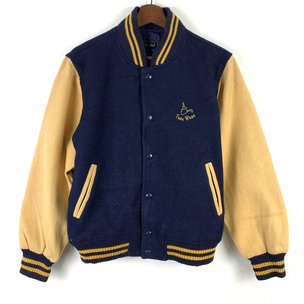 Japanese Brand 🔥NK82🔥Tnoy Bnos sportswear wool varsity jackets | Grailed