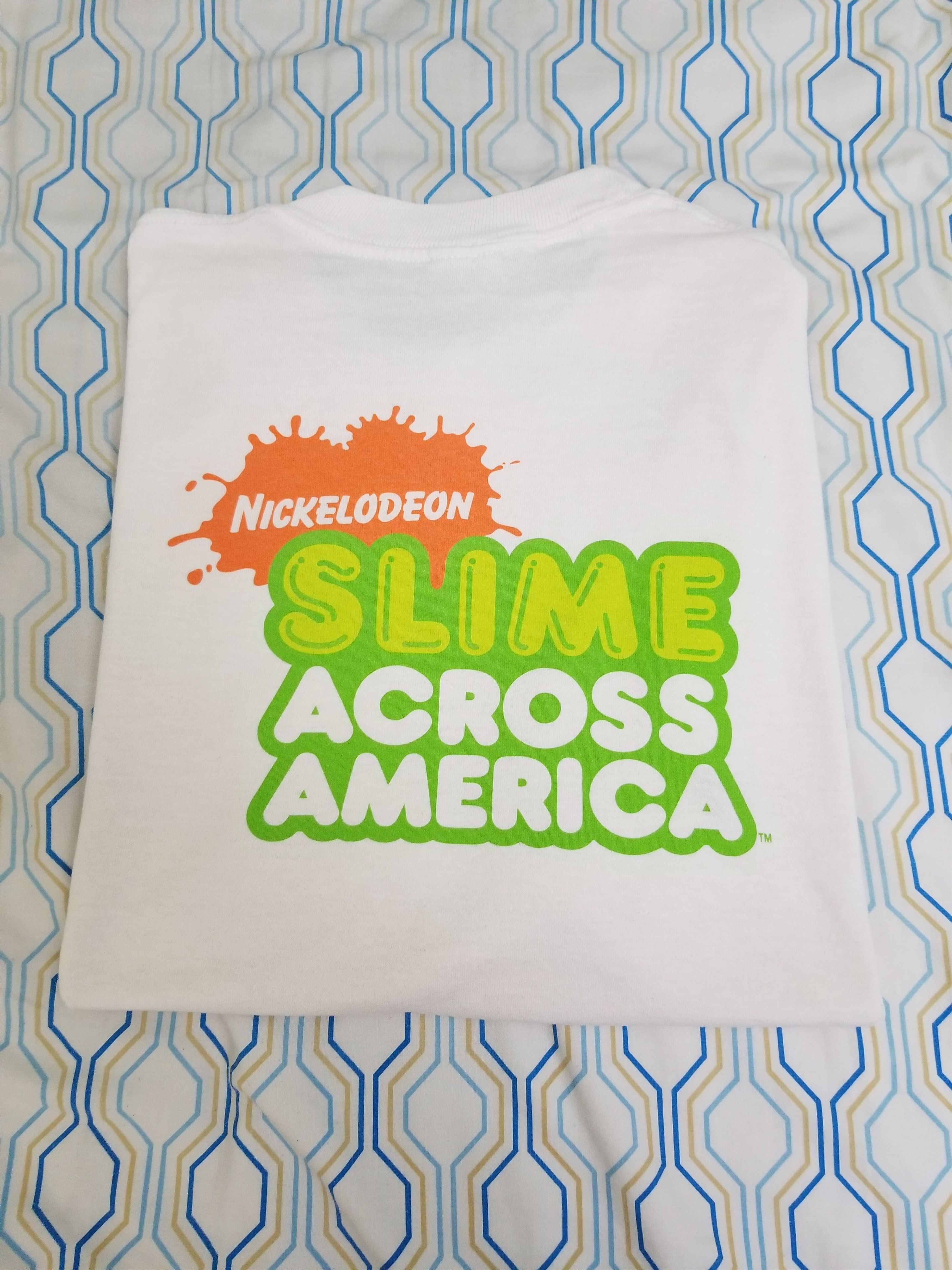 Nickelodeon × Vintage Vintage Nickelodeon Slime Across America Tour T ...