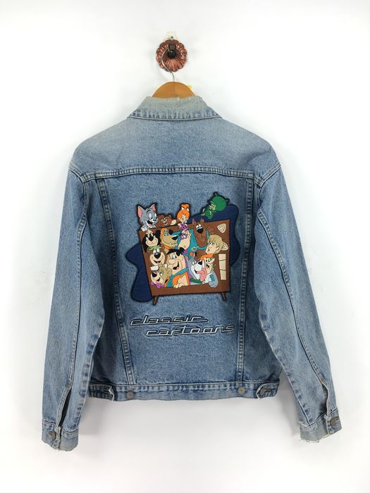 Vintage Vintage CLASSIC CARTOONS Warner Bros Denim Jacket Size M | Grailed