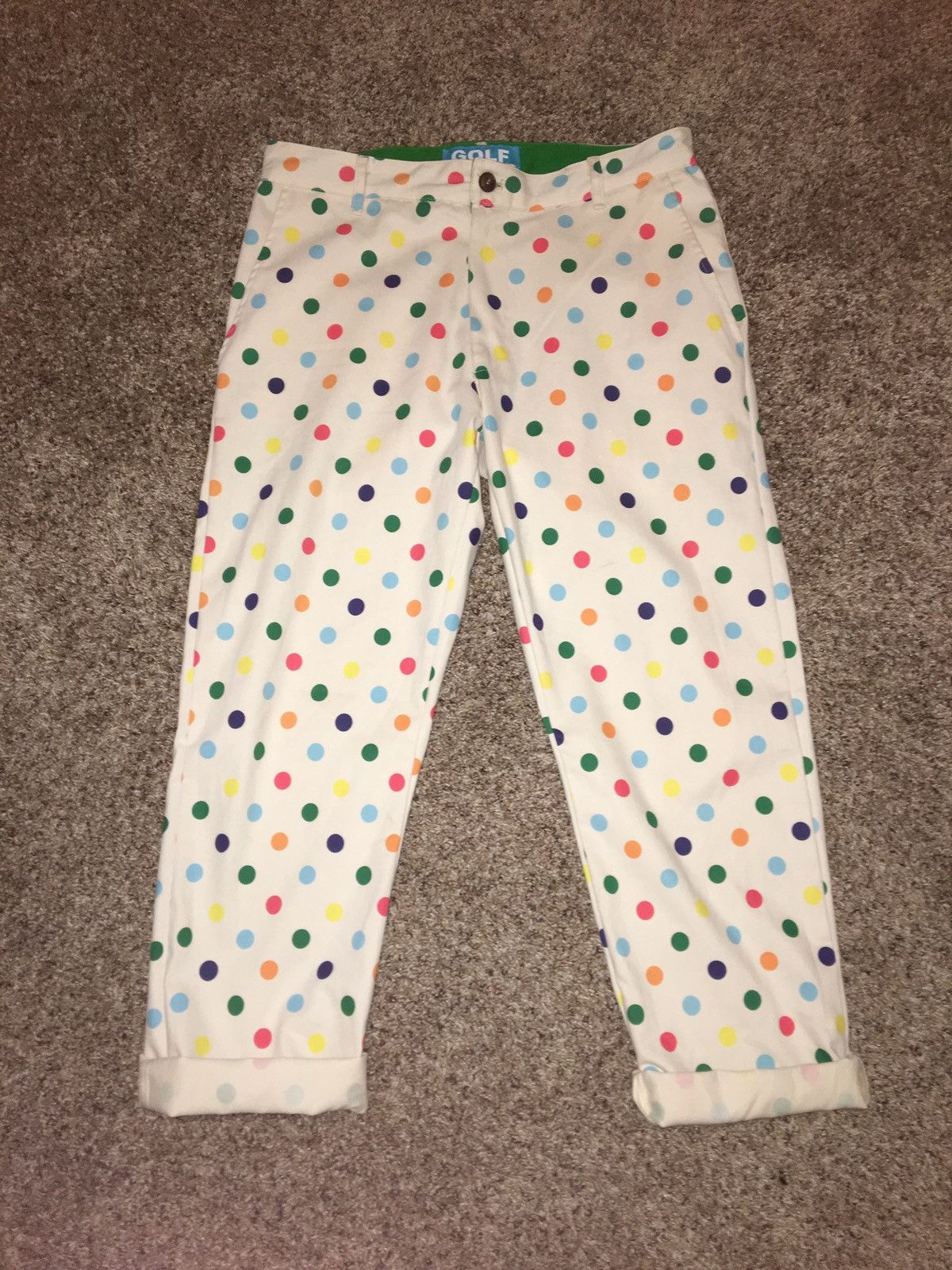 Golf Wang × Odd Future × Tyler The Creator Golf Wang Polka Dot Chino ...