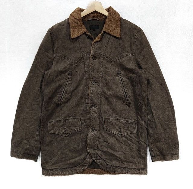 Beams Plus Beams Wool and Canvas Overcoat | Grailed