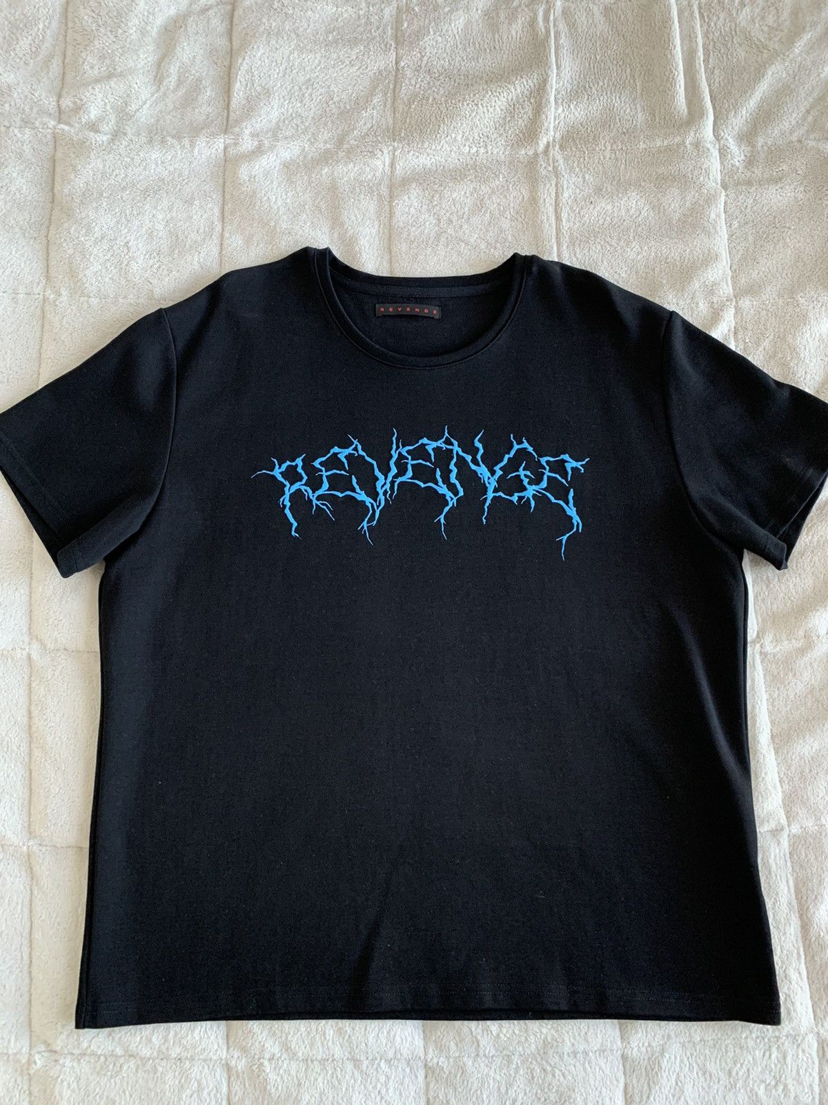 Revenge Revenge Blue Lightning Tee | Grailed