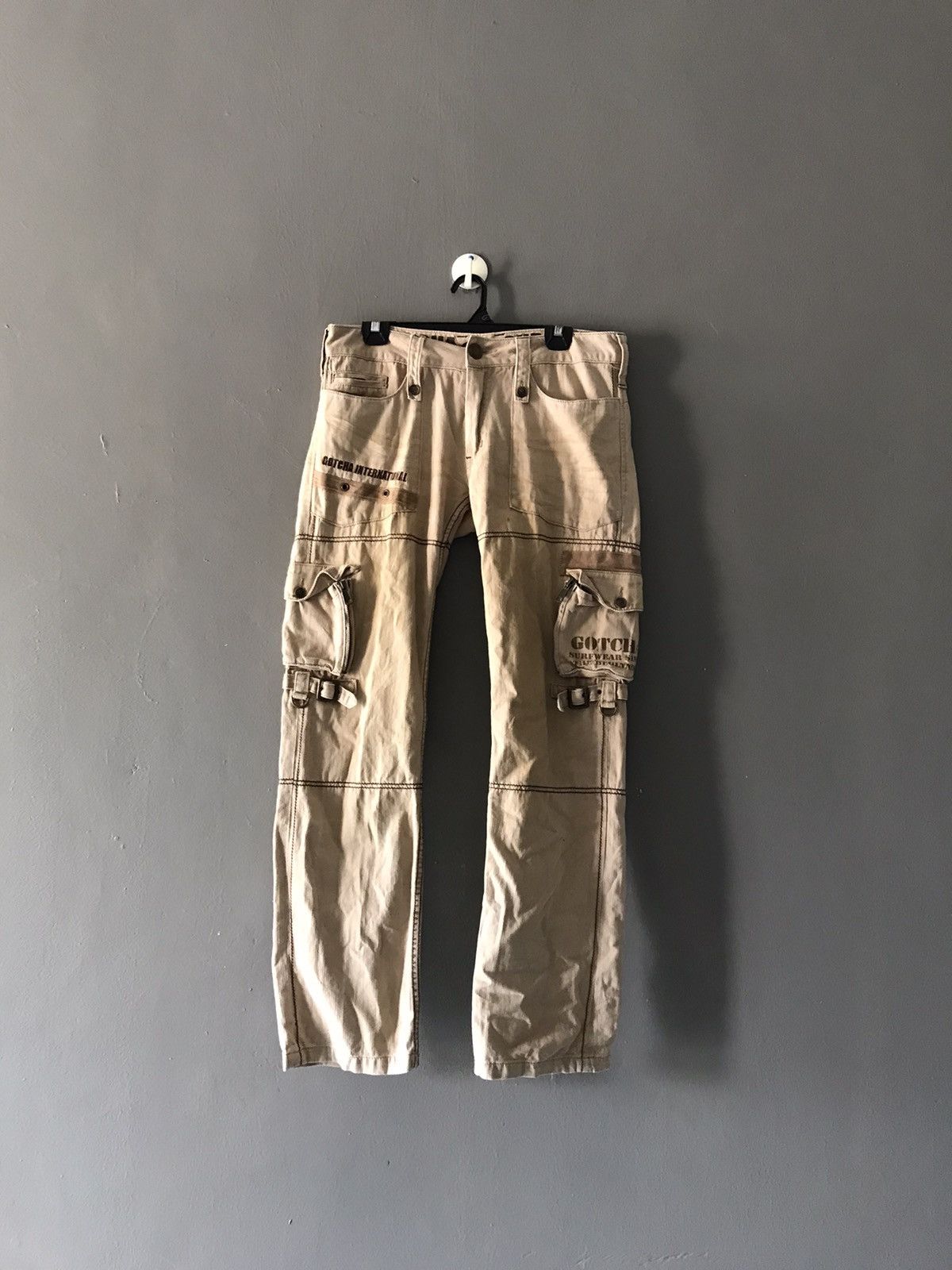 Japanese Brand GOTCHA MILITARY UTILITY POCKET CARGO PANTS | Grailed
