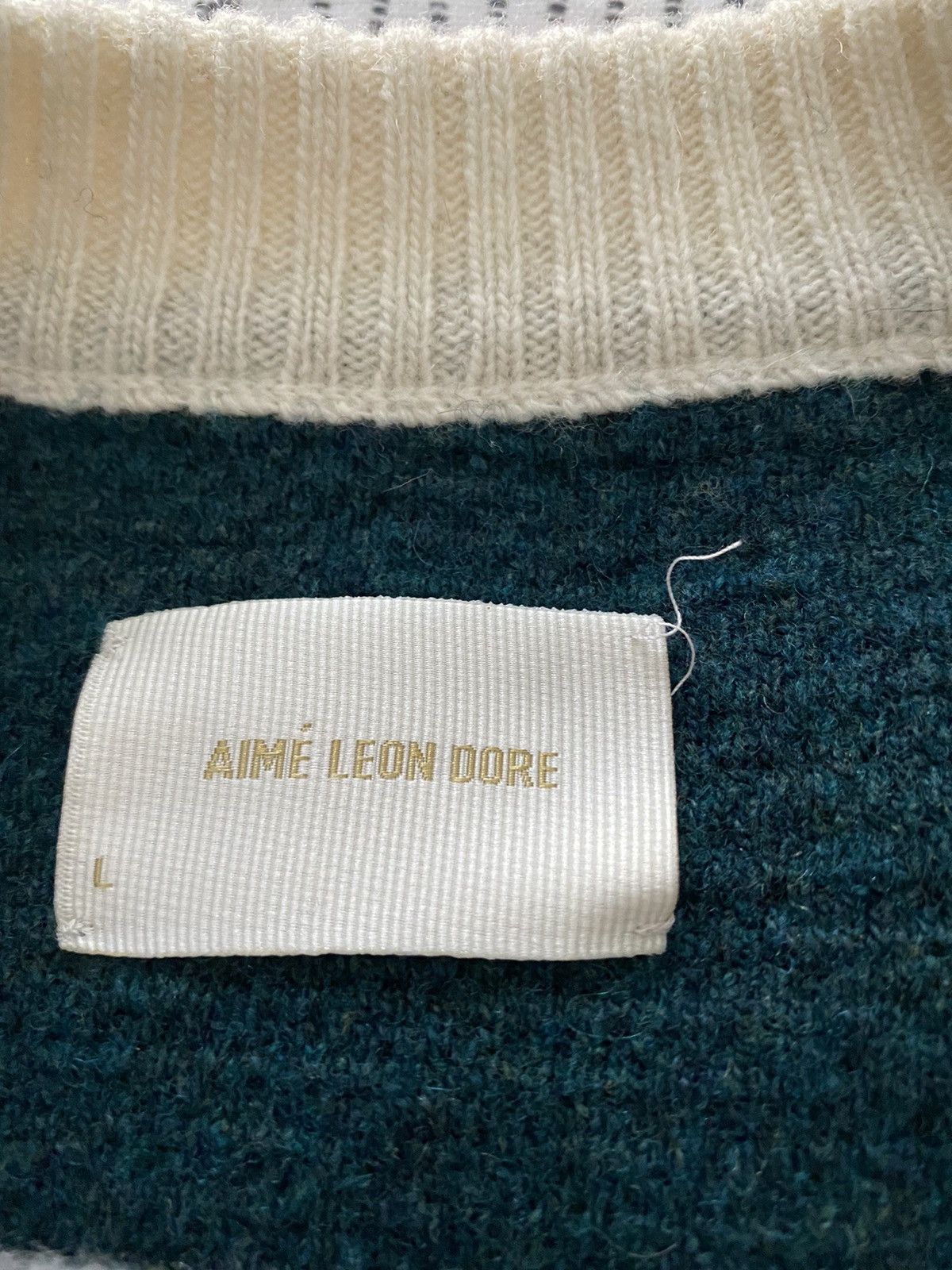Aime Leon Dore JFK knit wool sweater. John F. k Kennedy sweater | Grailed
