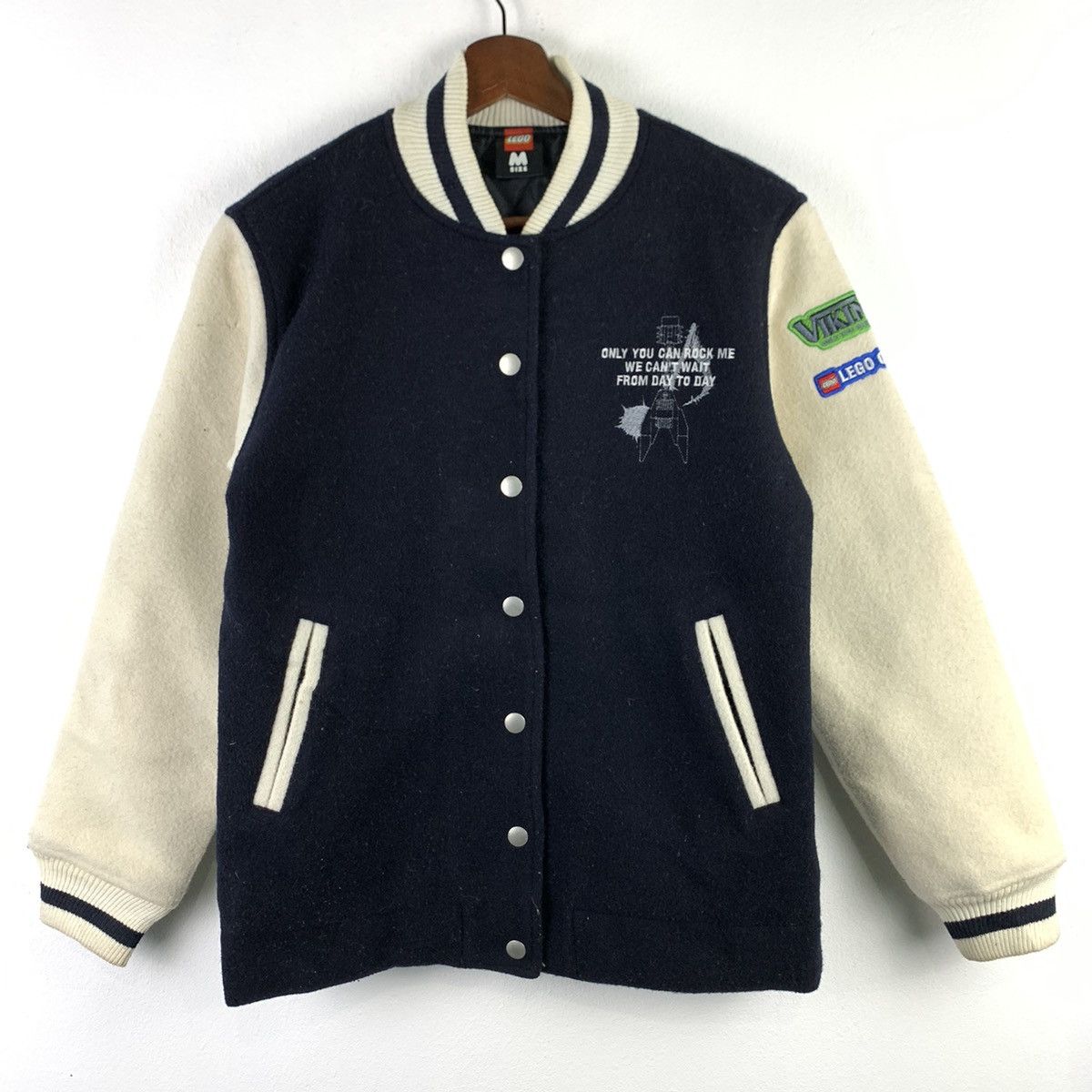 Lego 🔥NK110🔥LEGO OF ROCK nice design wool varsity jackets | Grailed