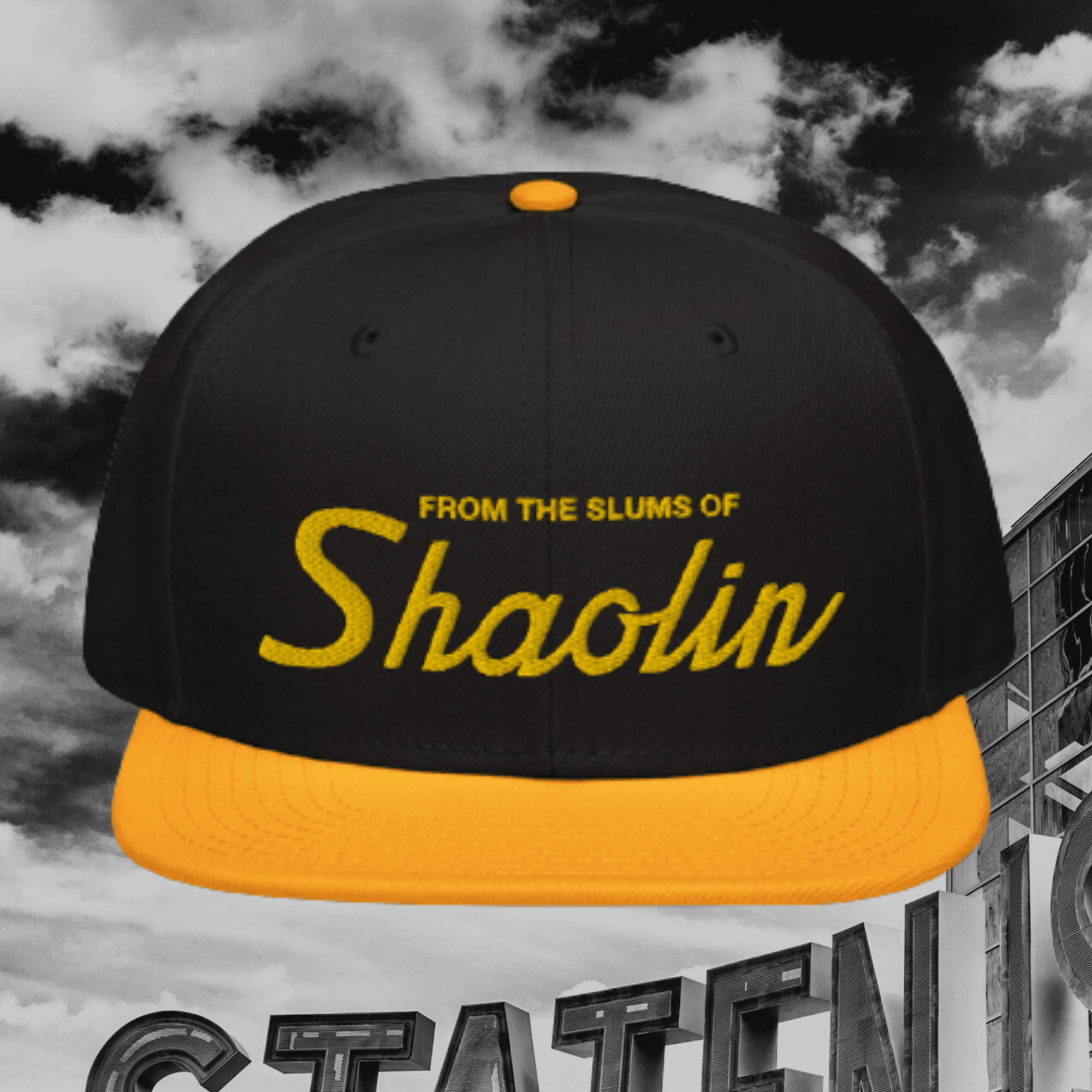 Custom From The Slums of Shaolin Hat, 36 Staten Island | Grailed