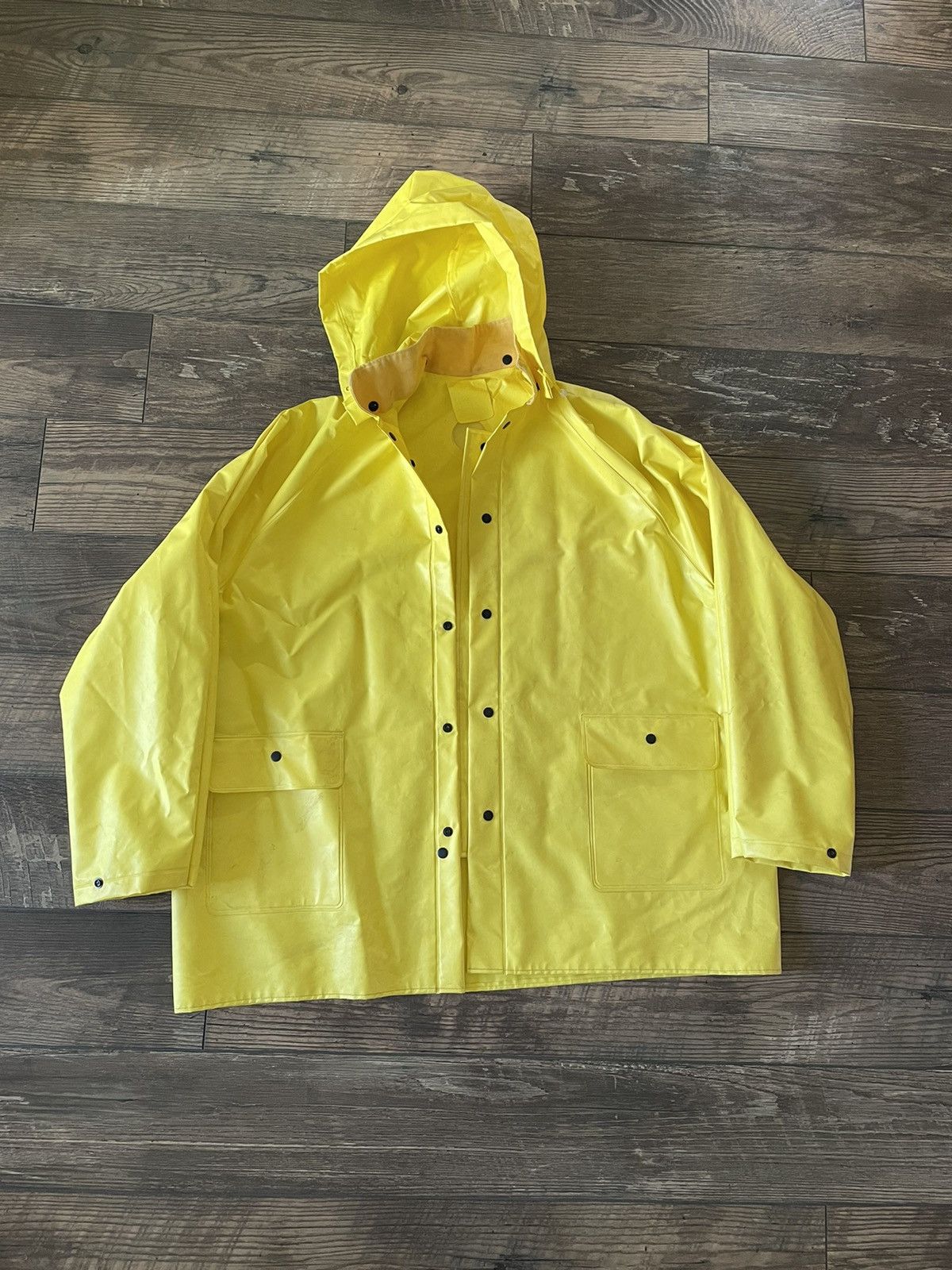 Vintage Vintage Fisherman’s Yellow Raincoat | Grailed