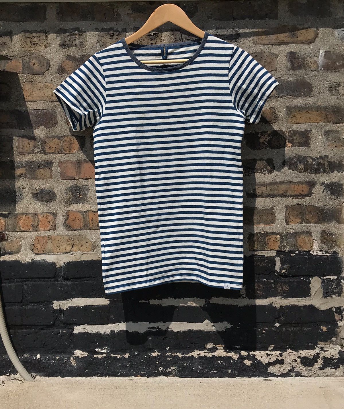 Visvim Natural Indigo Dyed Mid-Border S/S | Grailed