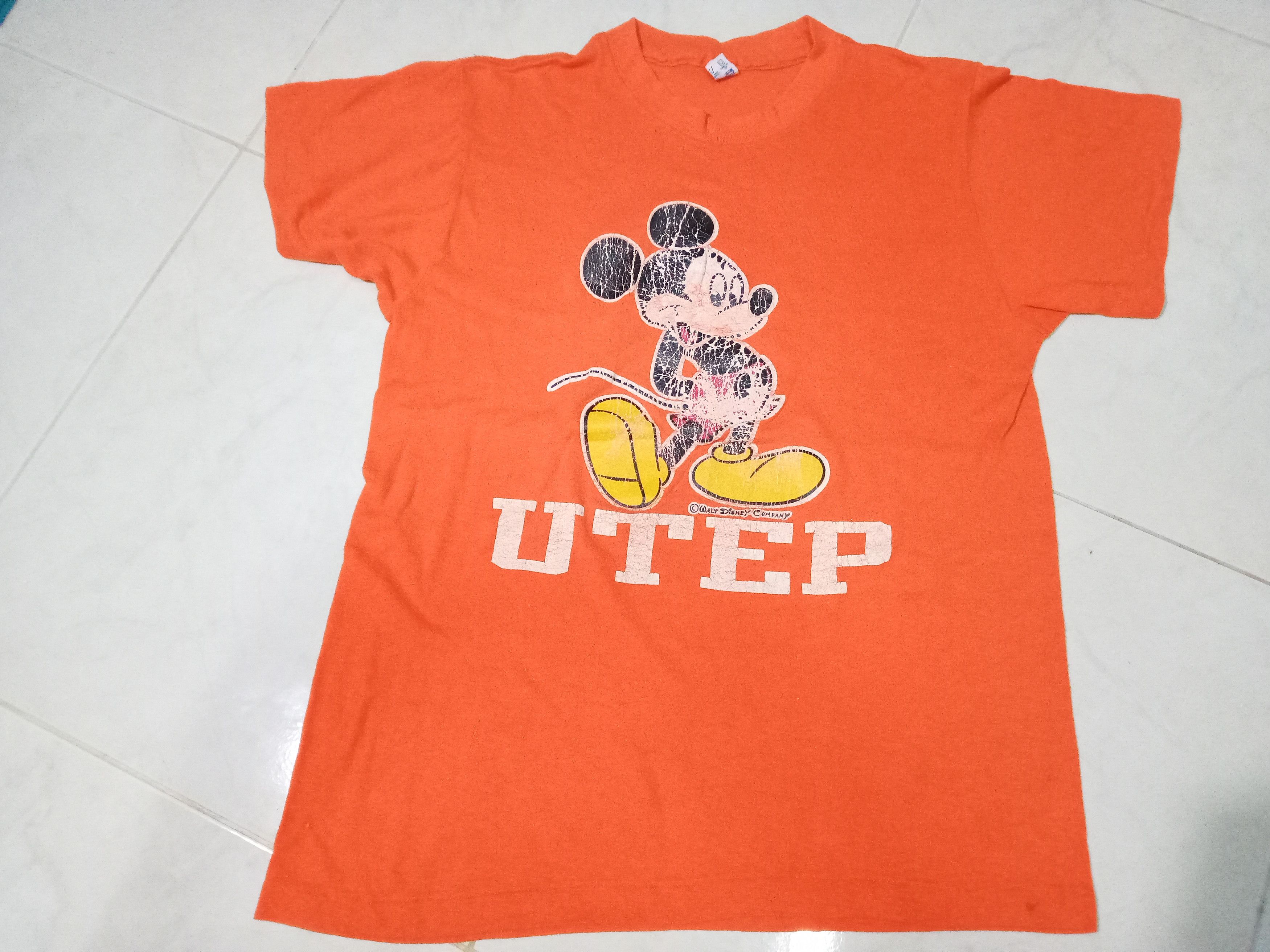 Champion × Mickey Mouse × Vintage Vintage Mickey Mouse UTEP 70s ...