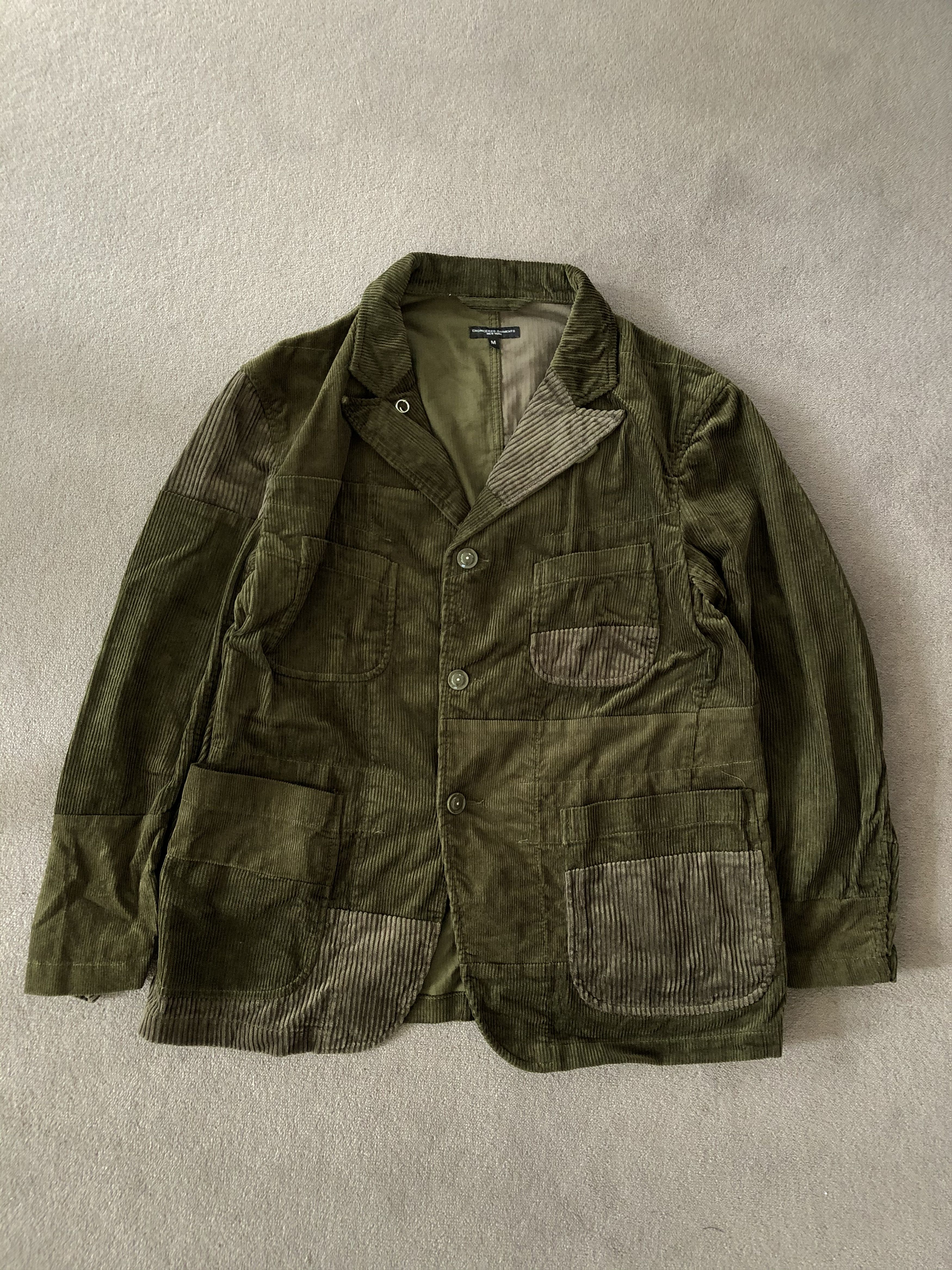 Engineered Garments Patchwork Bedford Jacket | Grailed