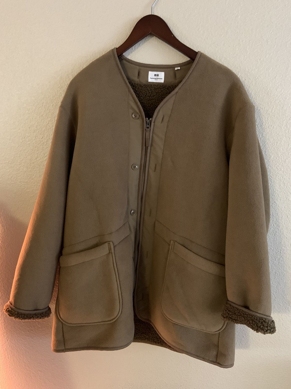 Engineered Garments × Uniqlo Engineered Garments x Uniqlo Collarless ...