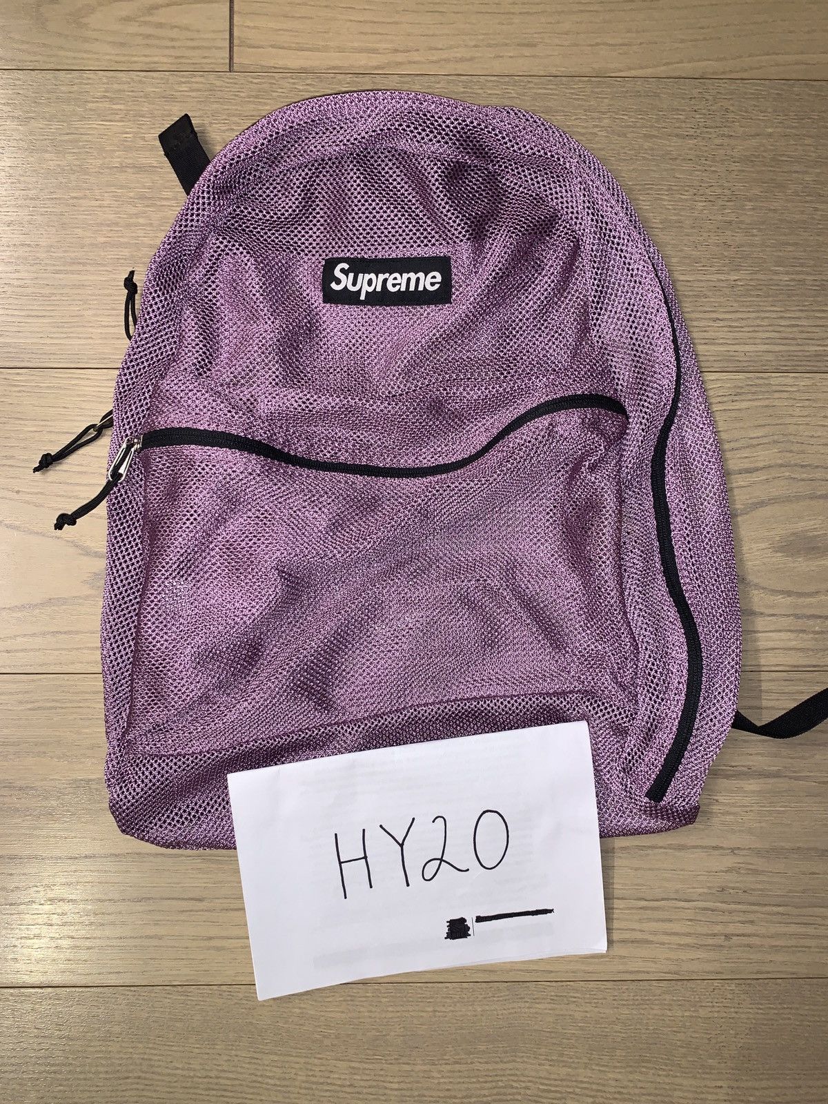 Supreme SS16 supreme purple mesh backpack | Grailed