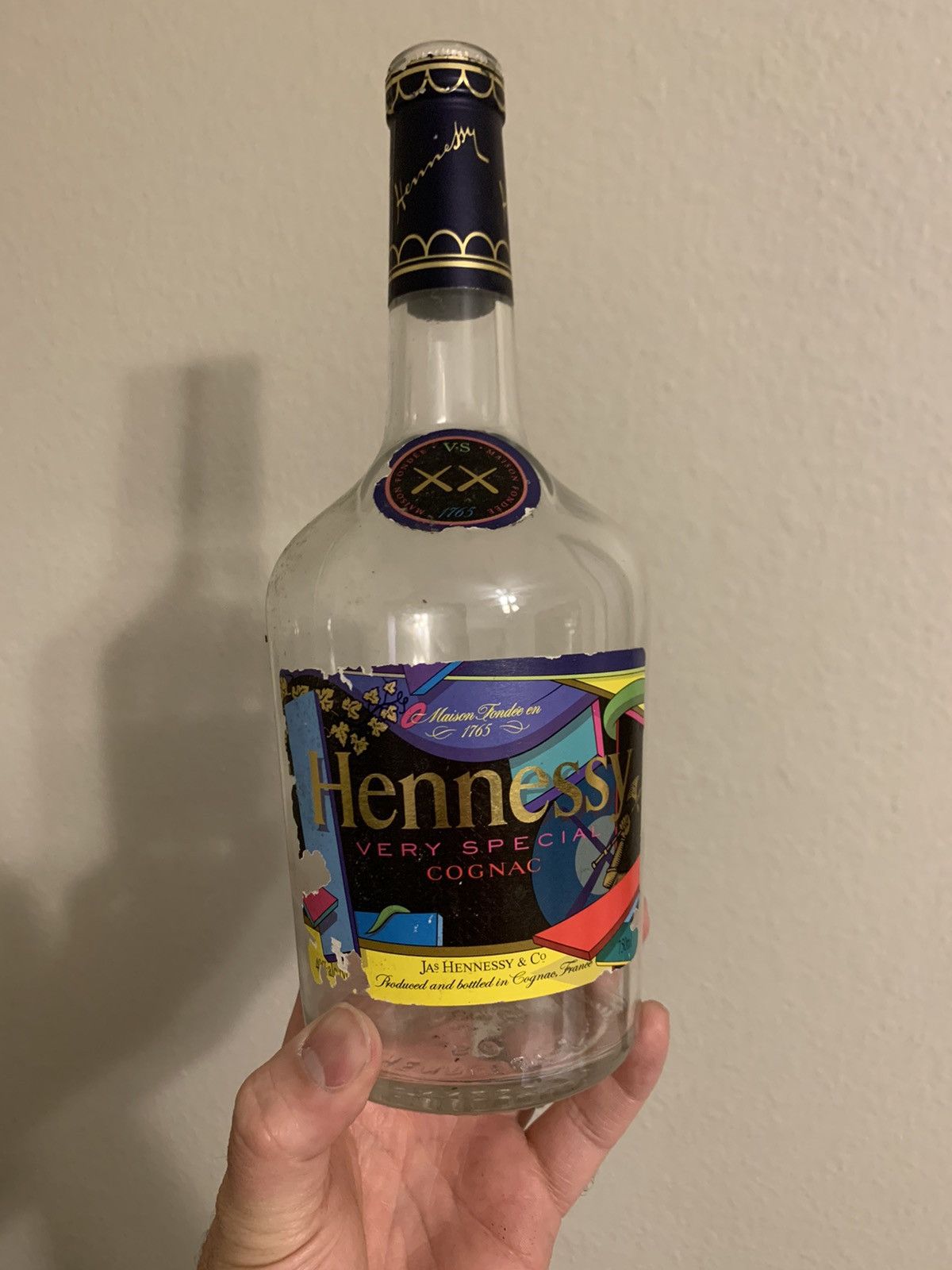 Kaws Kaws x Hennessy collab bottle | Grailed