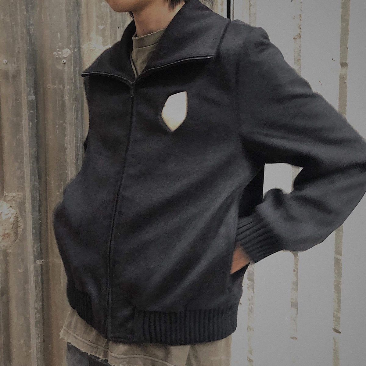 Raf Simons Raf Simons Mirror Attacted Wool Jacket FW2009-2010 | Grailed