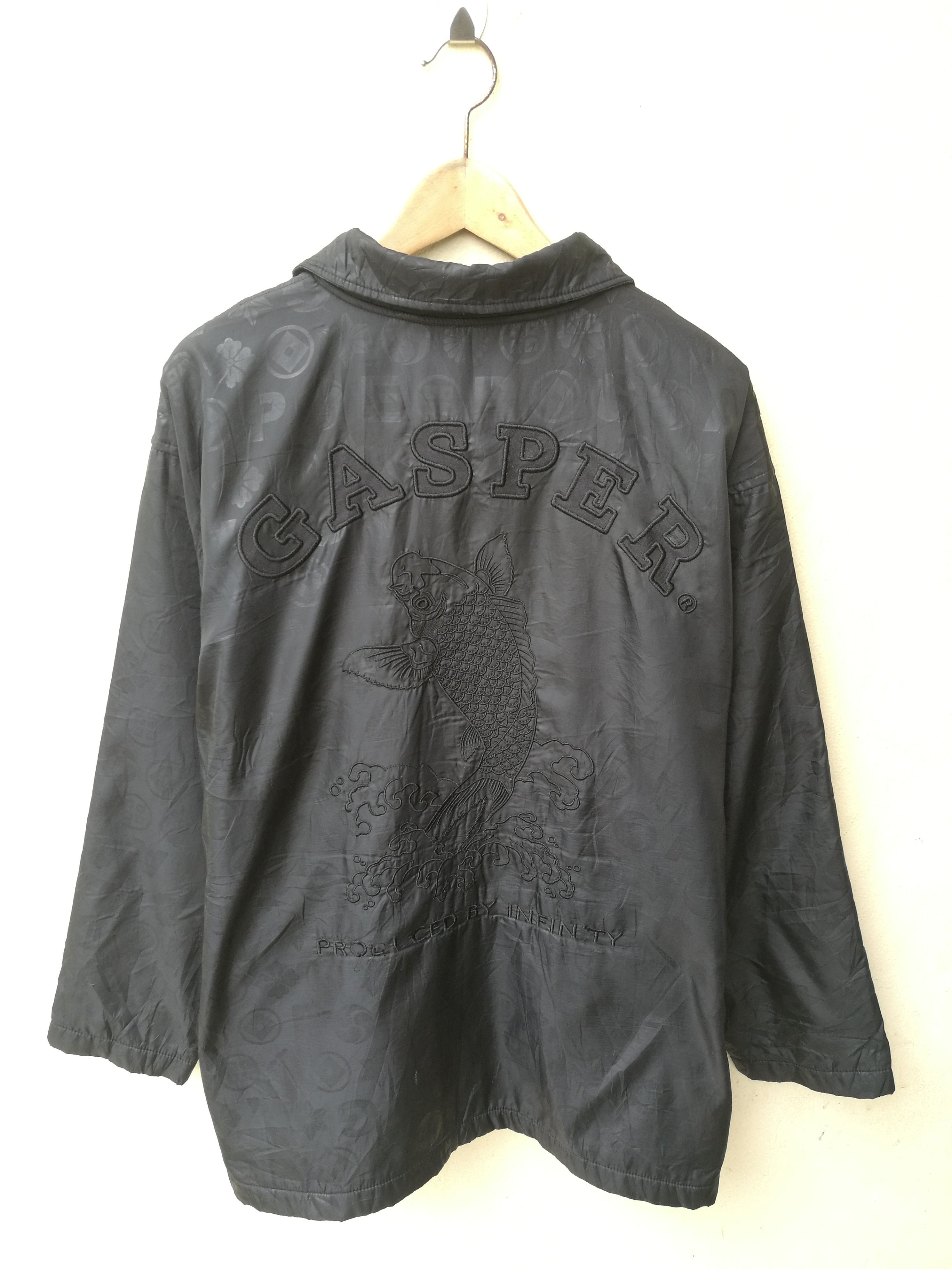 Japanese Brand Gasper infinity co Embroidered koii Logo jacket | Grailed