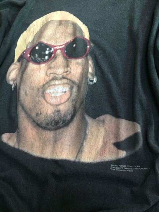Vintage 90s Vintage Dennis Rodman Big Face Tee/Shirt | Grailed