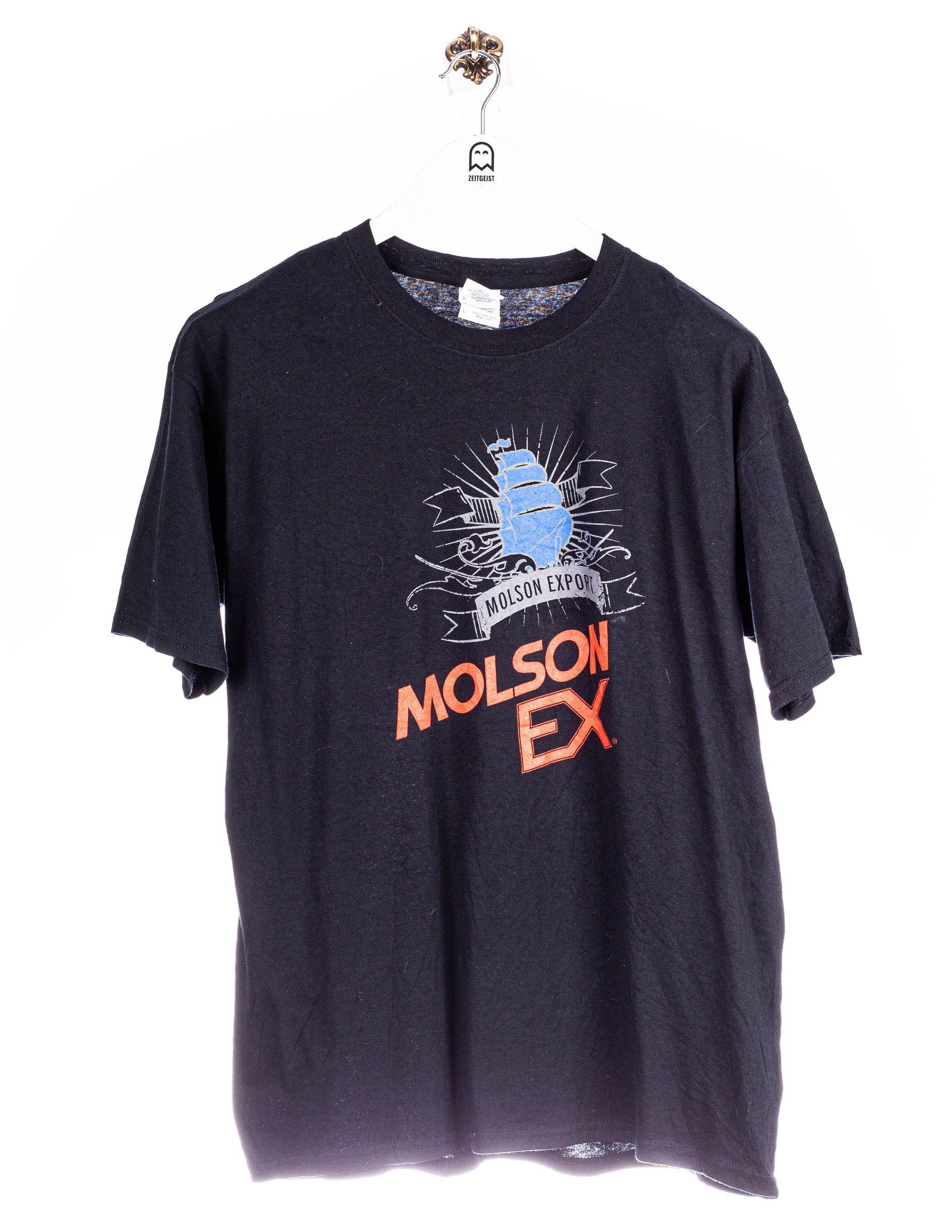 Vintage Vintage Gildan T-Shirt Molson Export Print Black | Grailed