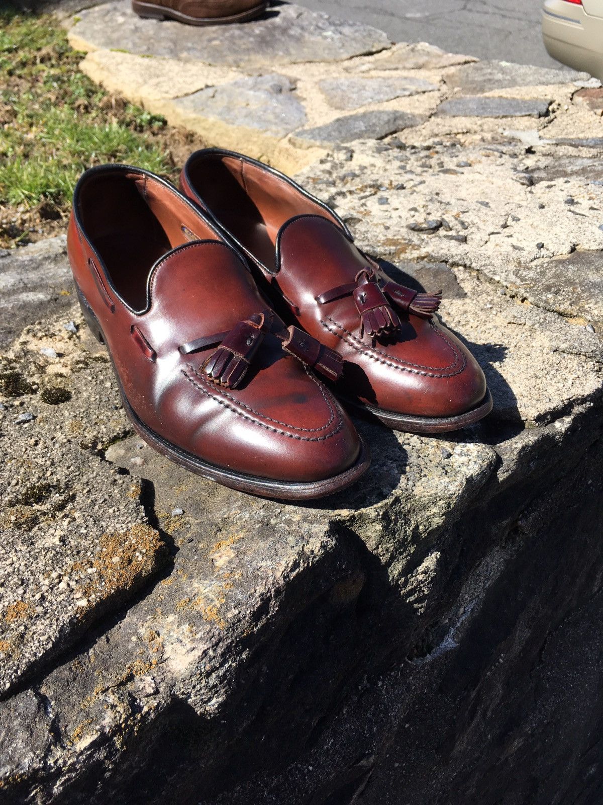 Allen Edmonds Shell Cordovan Grayson Loafers 7D $650 | Grailed
