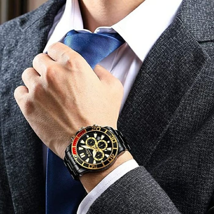 Tres Bien 🆕️ NWT BiDen Quartz 3ATM Water Proof Black Watch | Grailed