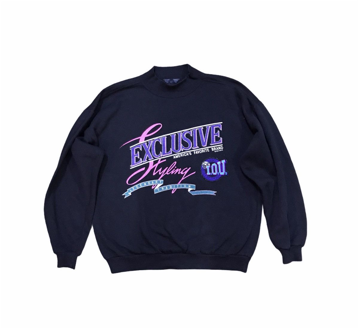 Streetwear × Vintage Vintage 90s IOU Exclusive Sweatshirt M size | Grailed