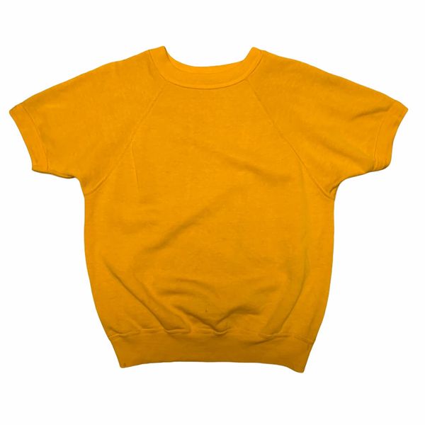 Vintage Vintage 70s Yellow Cutoff Raglan Crewneck | Grailed