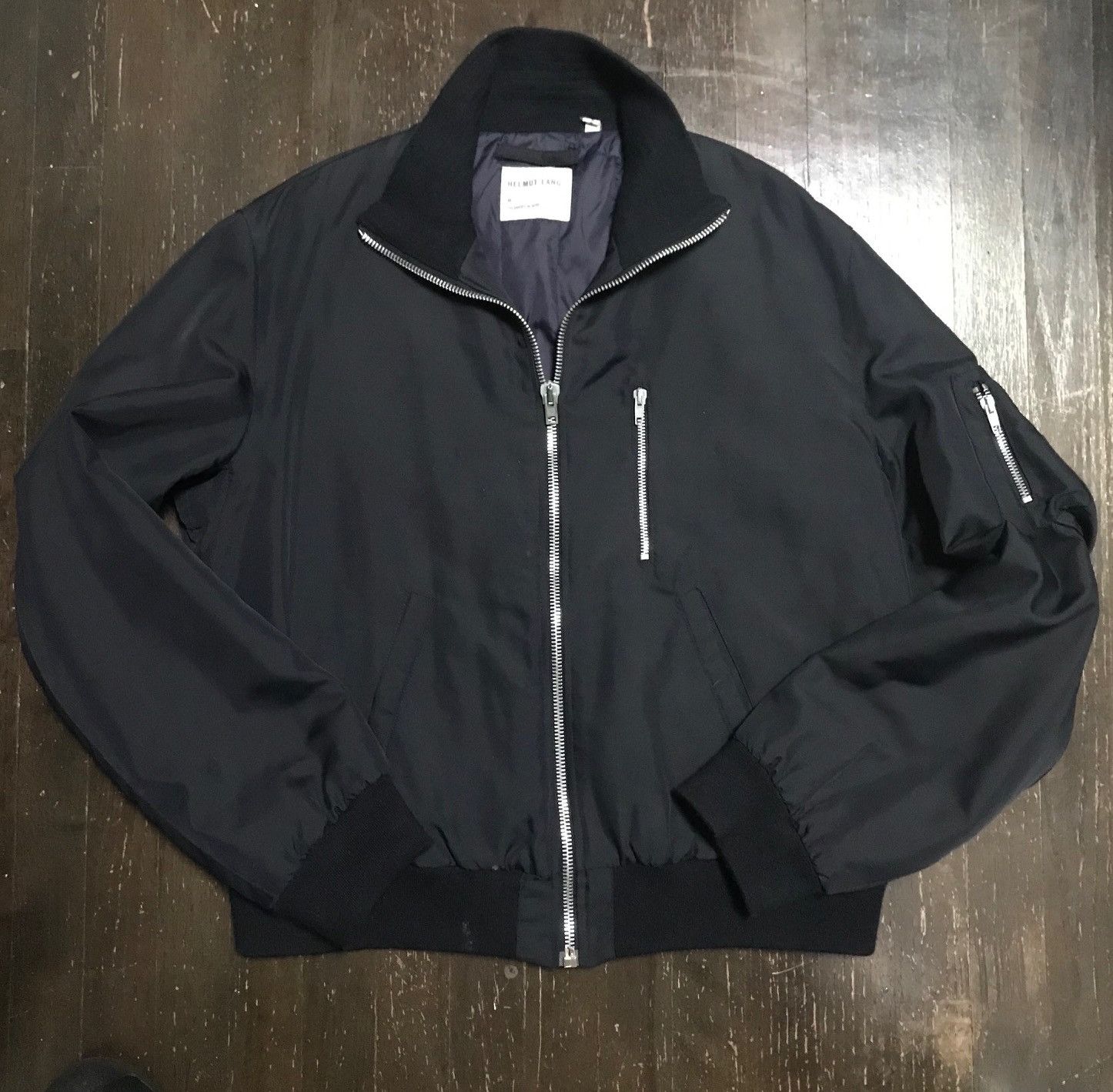 Helmut Lang HELMUT LANG Archive Vtg 1998 Flight MA-1 Bomber Jacket ...
