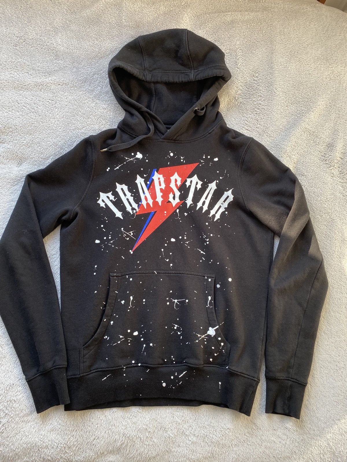 Trapstar London Trapstar lightning bolt paint splash hoodie | Grailed