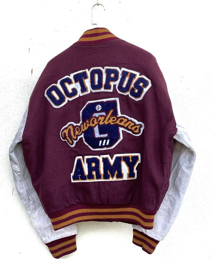 Japanese Brand 🔥FINAL DROP🔥OCTOPUS Army Varsity Jacket | Grailed