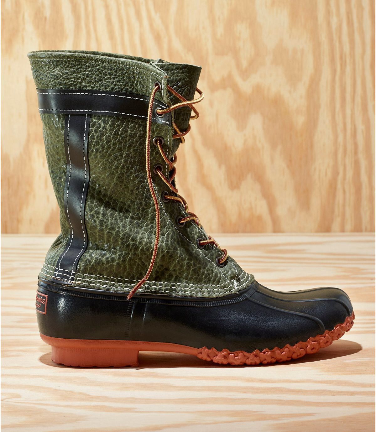 L.L. Bean × Todd Snyder LL Bean x Todd Snyder Bean Boot in Olive Bison ...