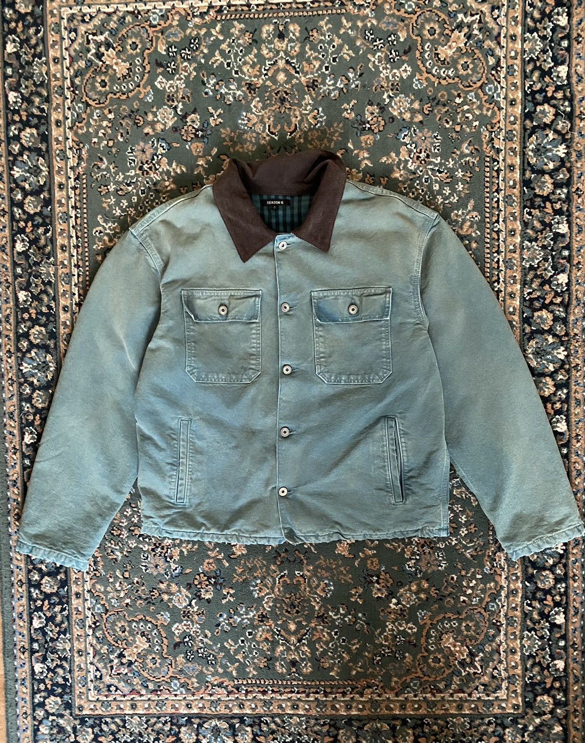 Yeezy Yeezy season 6 glacier work jacket | Grailed