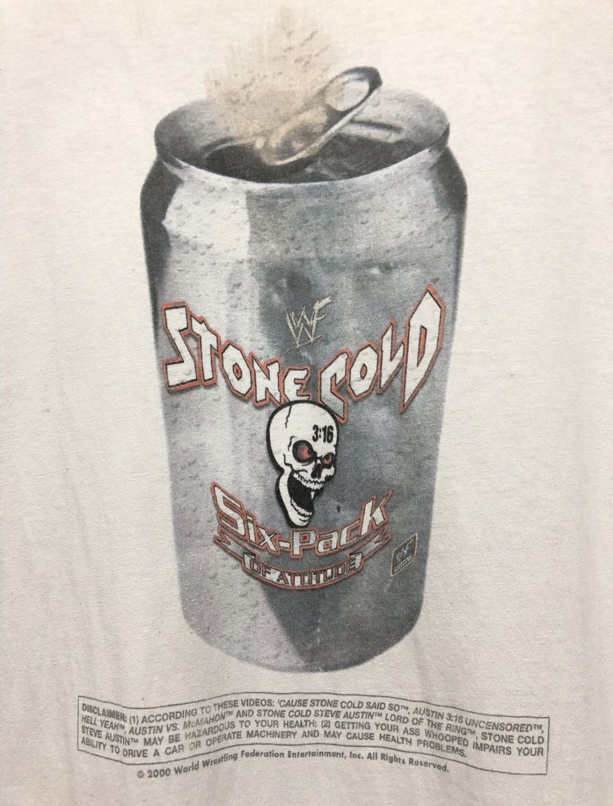 Rap Tees × Vintage × Wcw/Nwo Vintage Wrestling Stone Cold Beer Shirt ...