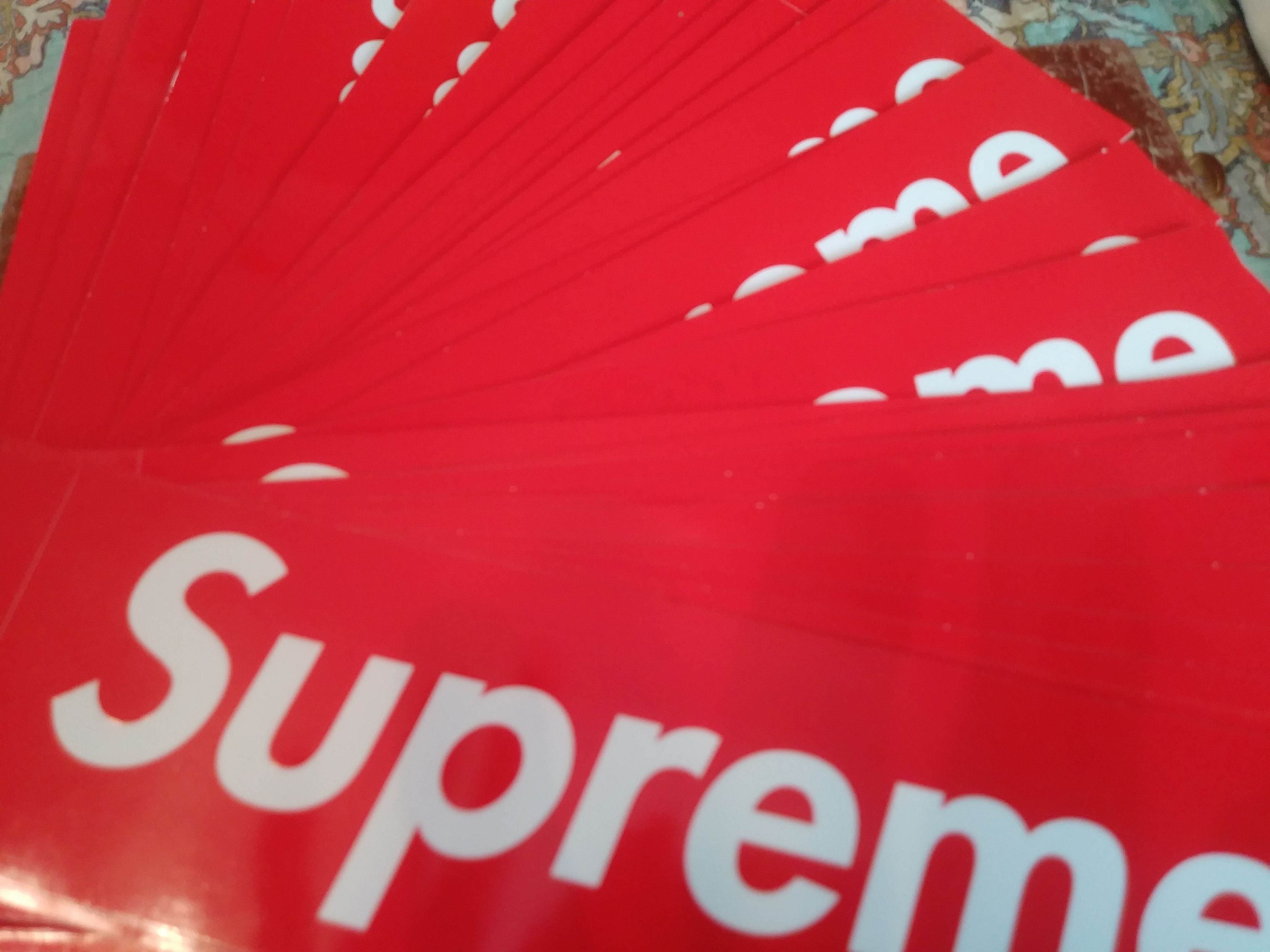 Supreme Box Logo Stickers (50 total stickers) FREE SHIPPING | Grailed