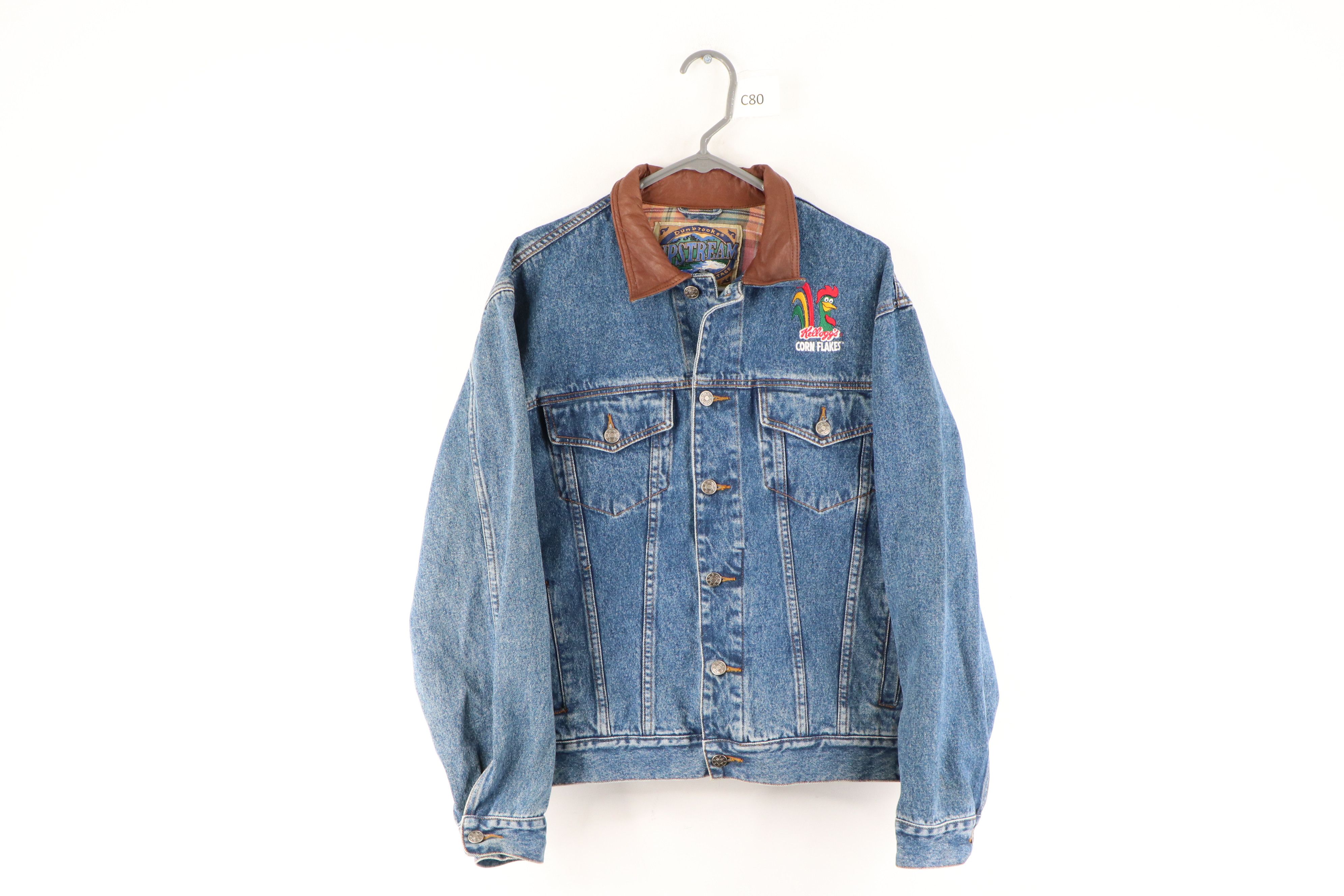 Vintage Vintage 90s Streetwear Kellogg's Corn Flakes Denim Jacket | Grailed