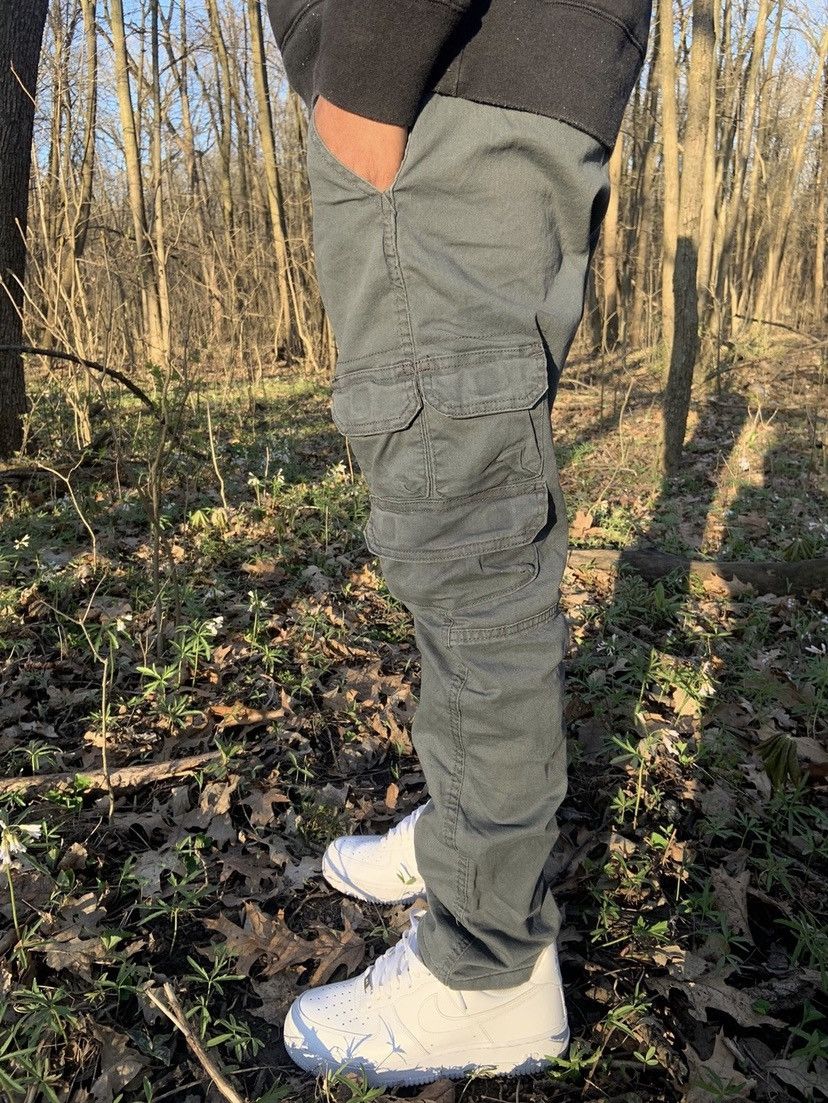 Travis Scott Grey 4 Pocket 90s Style Tactical Cargos | Grailed