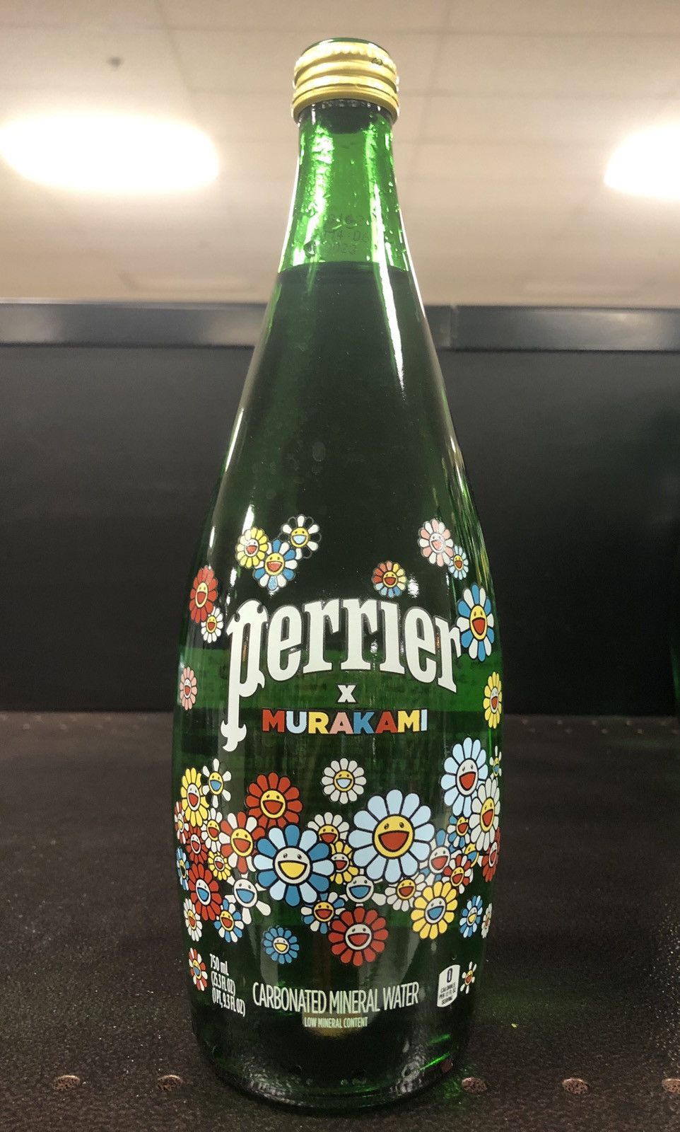 Takashi Murakami Perrier x Murakami Glass Water Bottle (LIMITED EDITION ...